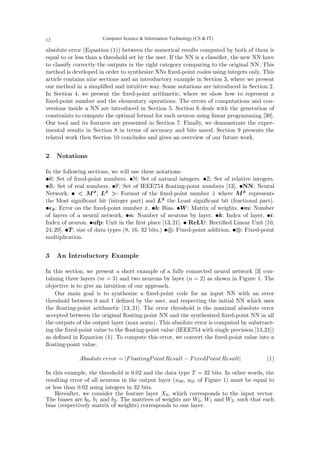 Fixed Point Code Synthesis For Neural Networks Pdf