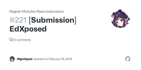 Submission Edxposed Issue Magisk Modules Repo Submission Github
