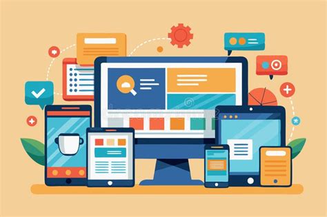 A Variety Of Customizable Web Devices Are Displayed Showcasing