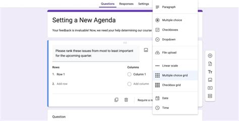 How To Add Ranked Choices In Questions In Google Forms The Jotform Blog