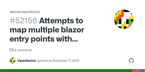 Attempts To Map Multiple Blazor Entry Points With Mapblazorhub Causes Ambiguous Route Error