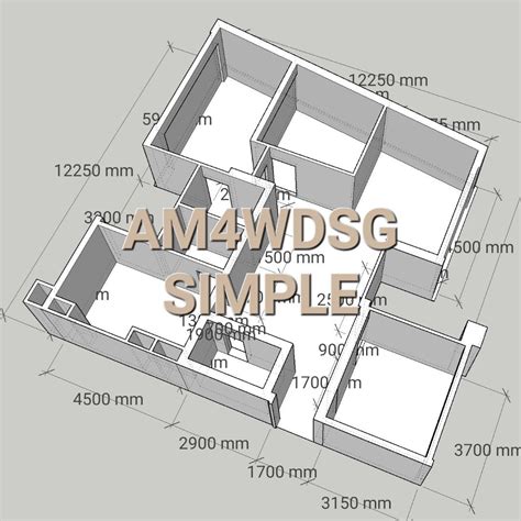HDB Layout Drawing Service Sketchup Furniture Home Living Home Improvement Organisation