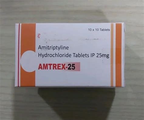 25mg Amitriptyline Hydrochloride Tablet At Rs 23 8 Stripe Elavil In Coimbatore Id 2852533020473