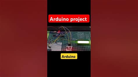 Arduino Project Arduinoprojectengineeringesp32projectprogramming