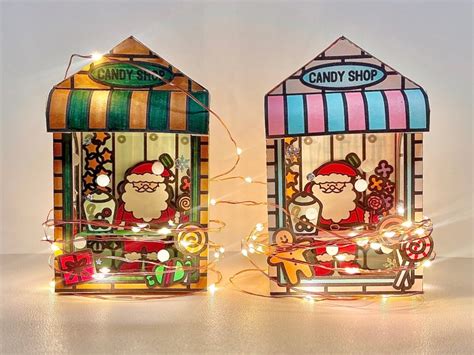 [최엔진] 반짝반짝 캔디샵 스노우볼 만들기｜겨울미술｜크리스마스｜무료도안 네이버 블로그