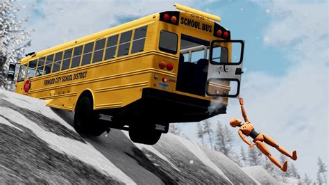 School Bus Accidents 2 Beamngdrive Youtube