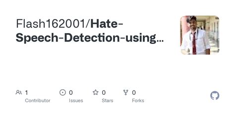 Github Flash162001hate Speech Detection Using Machine Learning
