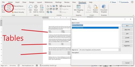 How To Use VBA To Modify Tables In Microsoft Word