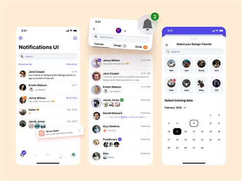 Notifications Ui Design Inspiration Behance