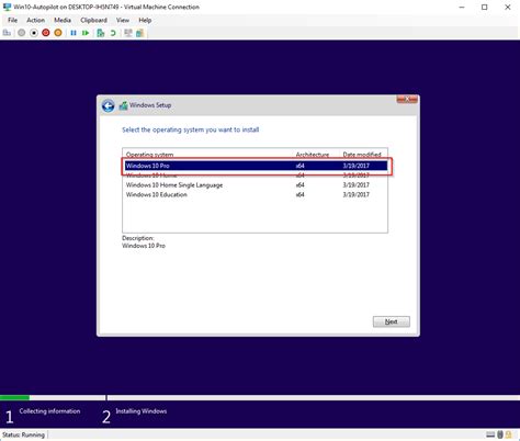 autopilot lab part 2 5 prepare the vm