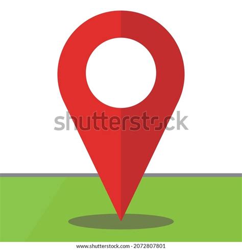Map Pins On Map Stock Vector Royalty Free 2072807801 Shutterstock