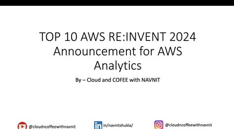 Navnit Shukla On Linkedin Aws Analytics Reinvent2024