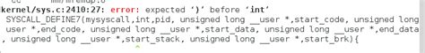 Linux 编译内核报错：error Expected ‘ Before ‘int Error Expected Before Steven Csdn博客
