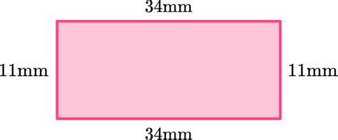 Perimeter Of A Rectangle Math Steps Examples And Questions