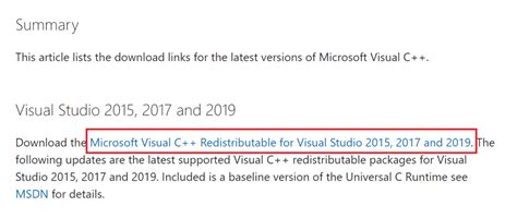 cómo reinstalar microsoft visual c redistributable recurso wordpress
