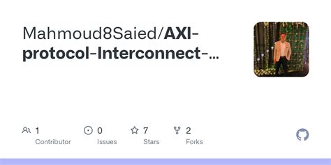 Github Mahmoud8saied Axi Protocol Interconnect Design And Implementation