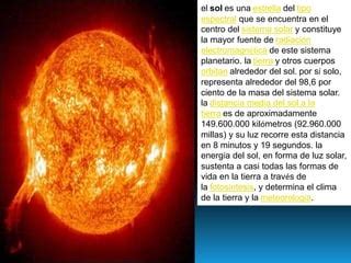 Sol Y Tierra Ppt