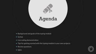 Python Typing Module PDF