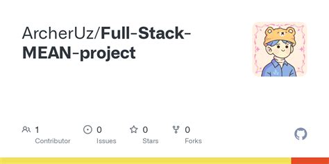 GitHub ArcherUz Full Stack MEAN Project