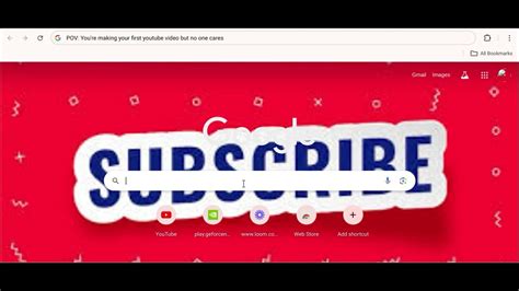 Pov Your Making Your First Youtube Video But Literally No One Cares