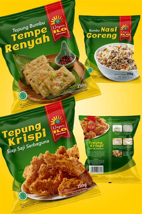 Seasoning Flour Packaging Design