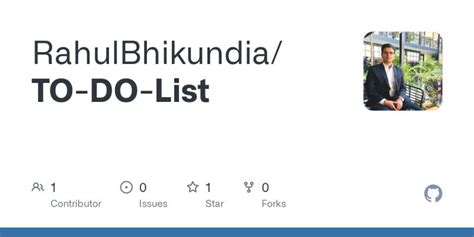 Rahul Bhikundia On Linkedin Github Rahulbhikundiato Do List