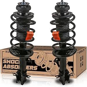 Amazon.com: KUIPERAUTO Front Complete Struts shocks Absorbers Assembly w/Coil Spring 172295 ...
