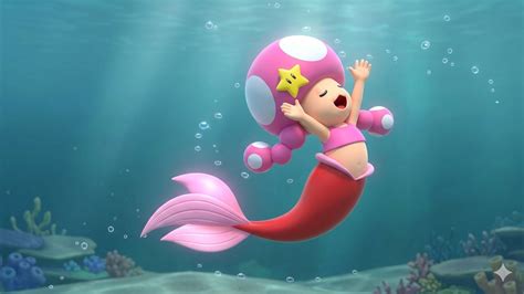 Mermaid Toadette Dancing By Partytoadette10 On Deviantart