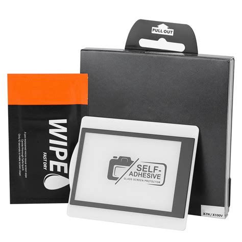 lcd display screen camera tempered protection film fit for fuji xt4