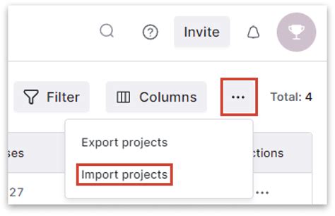 Import And Export Projects In Bulk From The UI Test IT