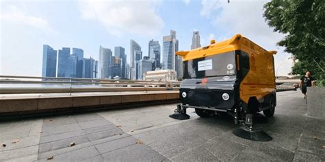 Weride Robosweepers Enter Marina Bay Marking Singapores First