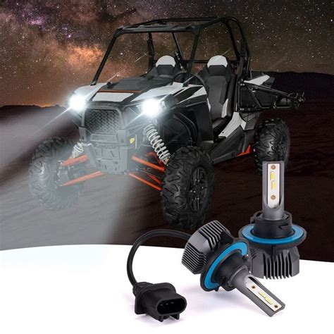 Upgrade Your Ride With Kemimoto S Polaris Ranger Led Headlight Bulb