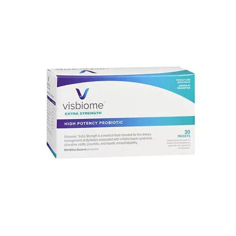 High Potency Probiotic Extra Strength 30 Packets By Visbiome £19119
