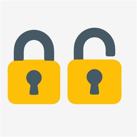 황금 자물쇠 아이콘 자물쇠 아이콘 레이아웃 디자인