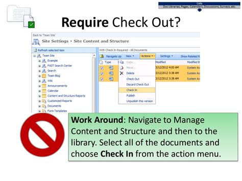 Set Up With Library Settings