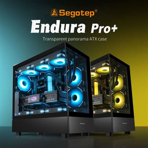 Promo Segotep Endura Pro Atx E Atx Premium Pc Case Casing Komputer Hitam Cicil 0 3x