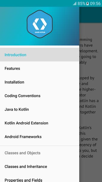 دانلود برنامه Kotlin Tutorial اندروید بازار
