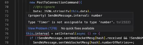 type timer is not assignable to type number learn code