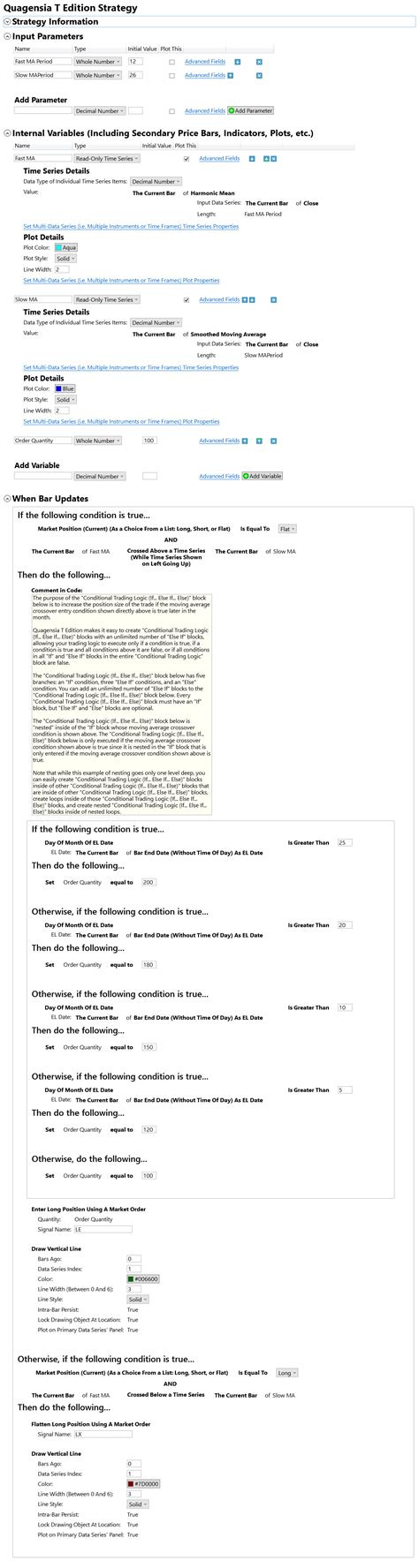 Conditional Position Sizing Uses Else If Else And Nested If Blocks Point And Click
