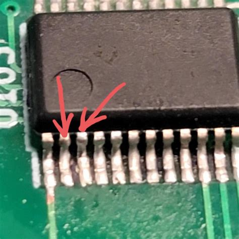 Are These Lines Shorted Under The Ic Relectricalengineering