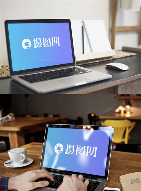 애플 노트북 목업mockup 이미지 사진 400654016 무료 다운로드