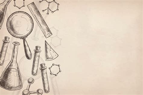 Free Vector Vintage Science Education Background Background Powerpoint Powerpoint Slide