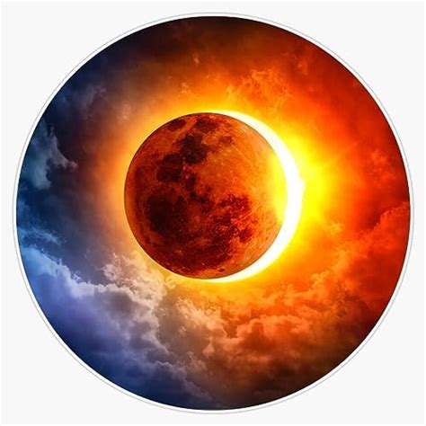Eclipse Path Sticker Bumper Sticker Vinyl Decal 5