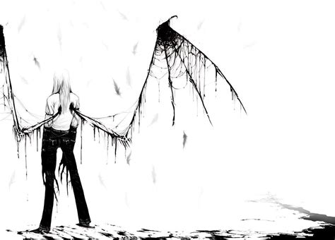 Dark Angel Anime Sketch