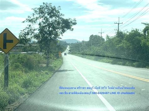 ขายที่ดินหนองขาม ศรีราชา ชลบุรี เนื้อที่ 37ไร่ ติดถนนดำใกล้อ่างเก็บน้ำหนองค้อ ที่ดินหน้ากว้าง