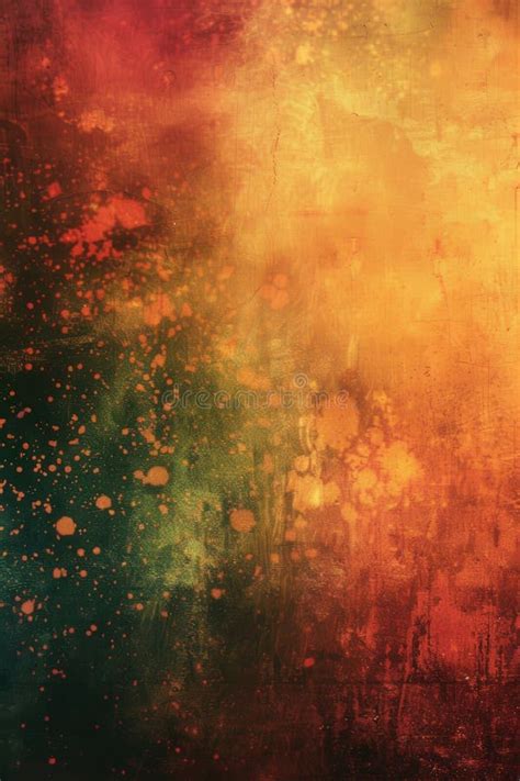 Abstract Glowing Border With Light Particles And Warm Gradient Textures For Design Elements