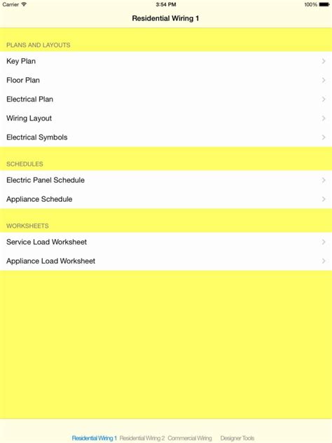 Electrical Spreadsheet For Electrical Panel Load Calculation