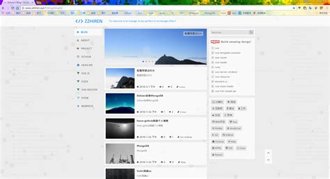 github zzhiren vue blog 😄my blog front end by vue