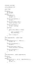 Source.cpp - #include iostream using namespace std class Timer { protected: int setting int ...