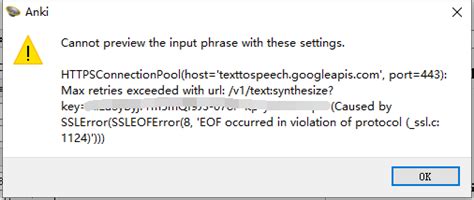 Error On New Version Anki With Proxy · Issue 184 · Awesomettsawesometts Anki Addon · Github